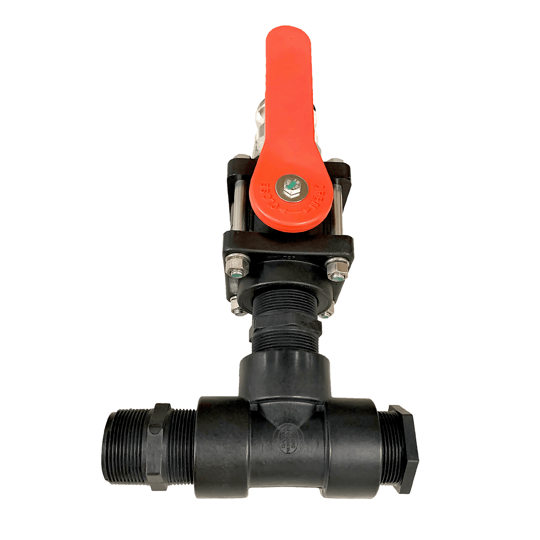 Tee Assembly with 1 1/2″ ball on/off valve – BeachGroomer